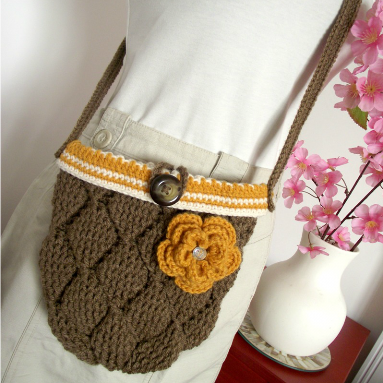 Diamonds Crochet Bag Pattern - LiliaCraftParty