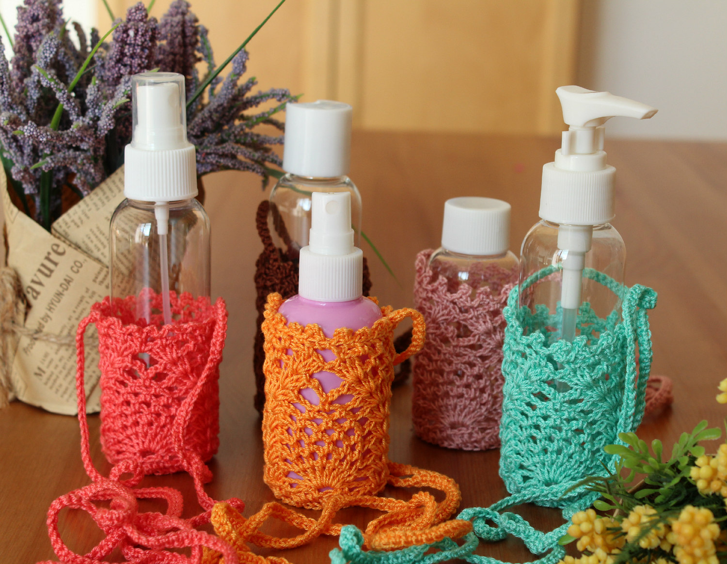 Hand Sanitizer Alcohol Spray Bottle Holder Crochet Pattern ...