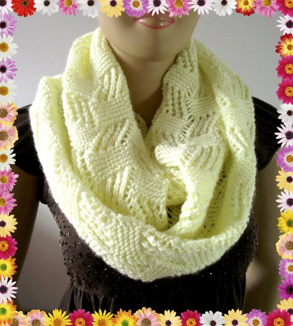 Cool Breeze Scarf Knitting Pattern - LiliaCraftParty